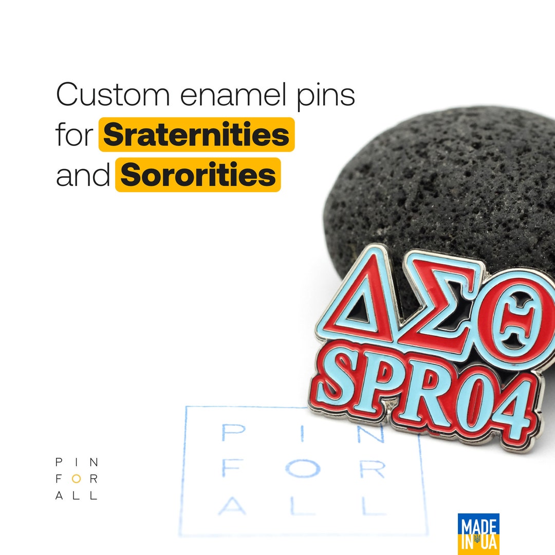 Greek Life Enamel Pins - Fraternities and Sororities Enamel Pins ...