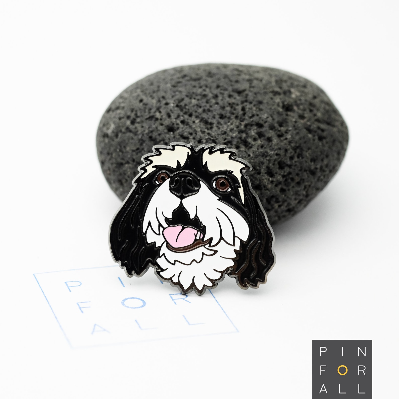 Custom Enamel Pin of Your Dog From Photo, Personalized Pet Portrait ...