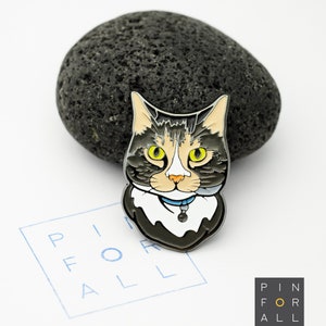 Custom Dog Enamel Pin Design From Photo, Personalized Pet Portrait ...
