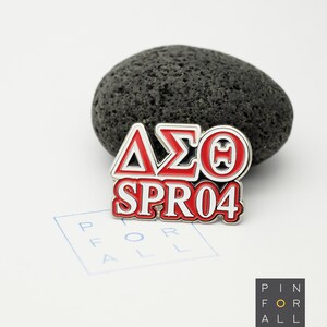 Custom Greek Life Enamel Pins, Personalized Fraternity Sorority Crest ...