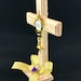 12 First Communion Gold Holy Sacrament Wood Cross Primera Comunion ...