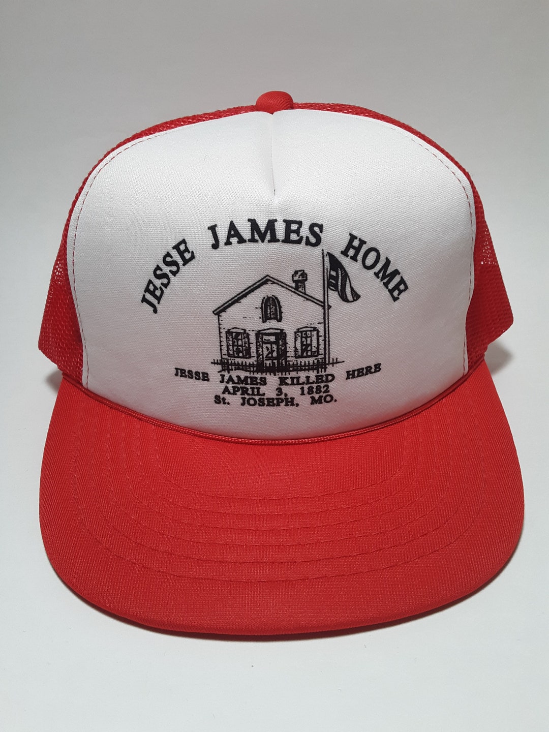 Vintage Jesse James Trucker Snapback Hat - Etsy