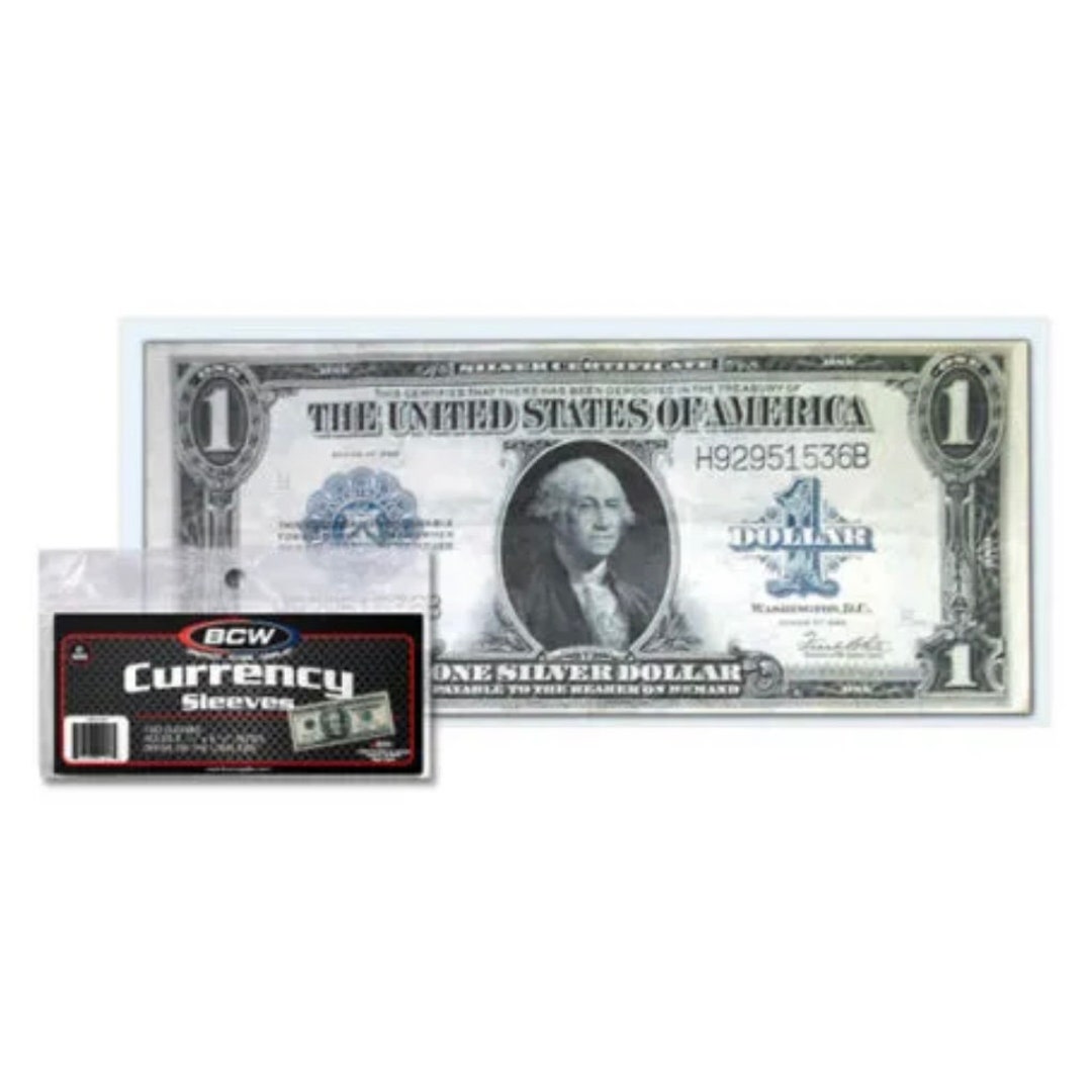 10 Large Dollar Bill Currency Sleeves - Money Holders - Protectors - Etsy