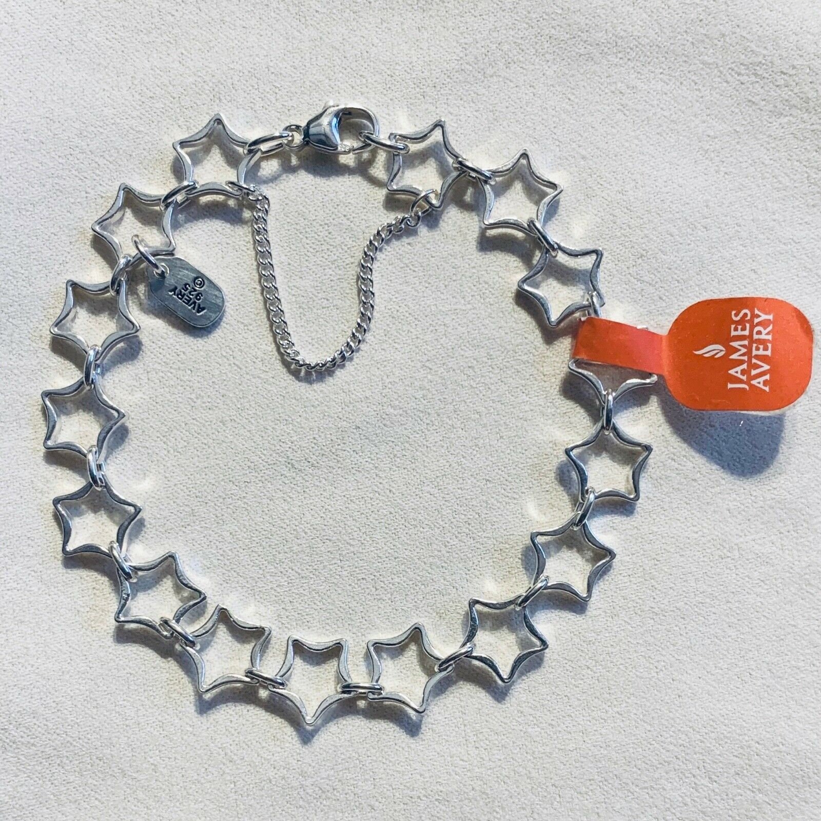 Large 8 1 8 Brand New James Avery Sterling Silver 925 Star Charm Bracelet Comes in JA Pouch and Box Etsy