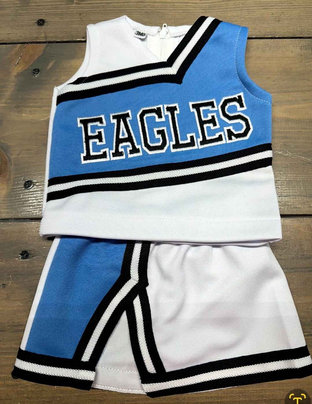 Cheer Suit Angled Inset With Straight Skirt With Side Patch V-notch - Etsy