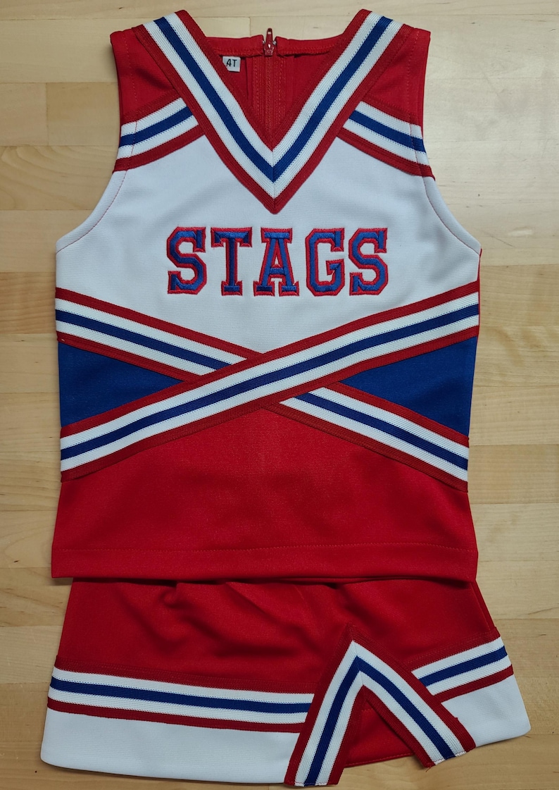 Cheer Suit With Color Yoke and Color Side Notches - Etsy