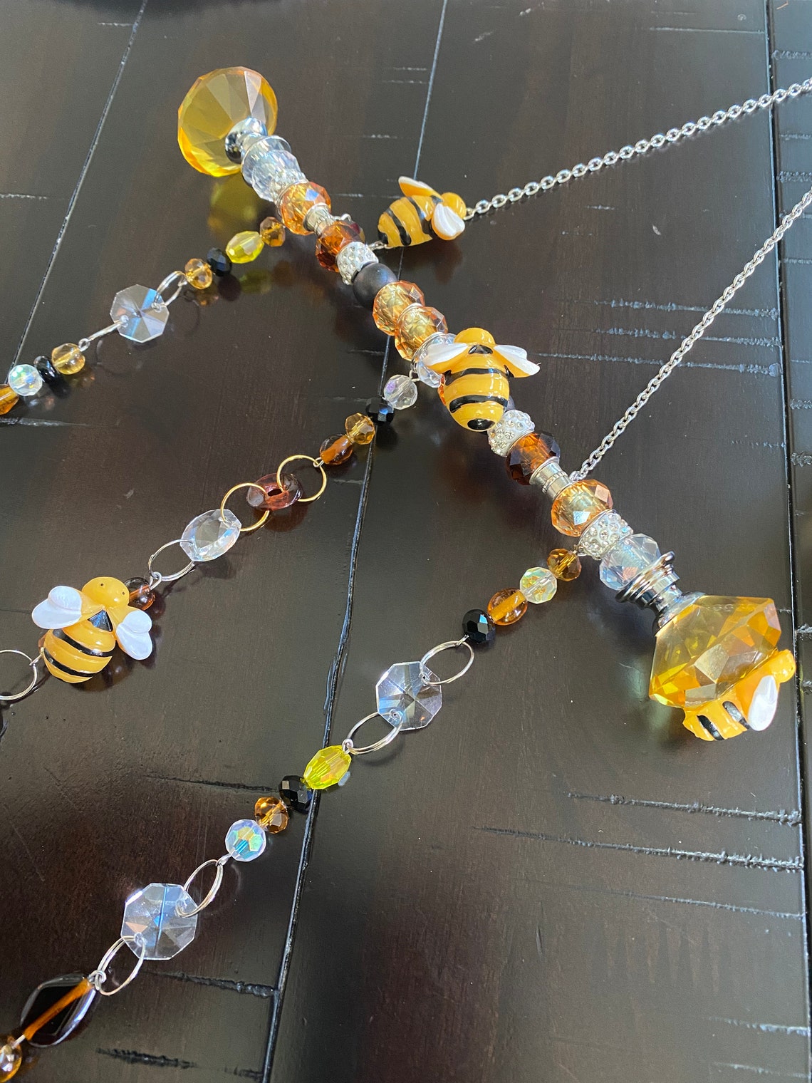 Honeybee Sun Catcher, Bee Suncatcher, Crystal Prism, Bee Gift - Etsy