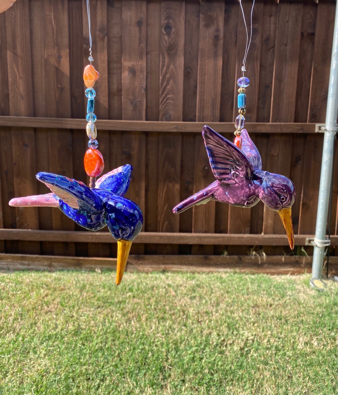 Hummingbird Decor, Garden Decor, Gift for Mom, Mothers Day Gift, Window ...