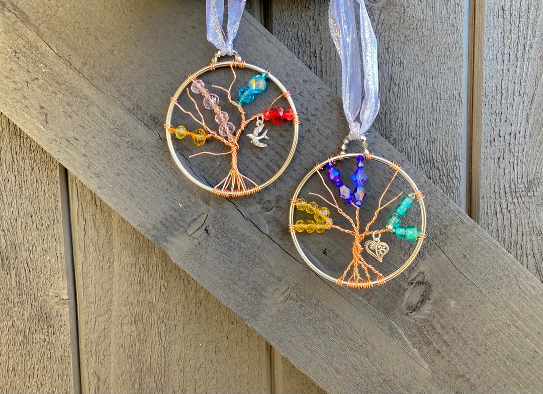Family Birthstone Tree of Life, Christmas Ornament, Birthstone Gift ...