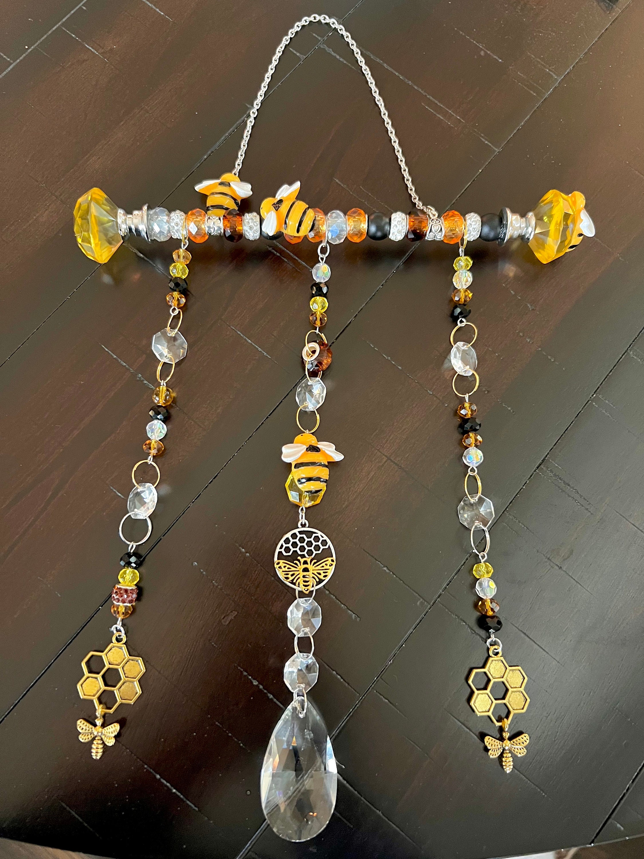 Honeybee Sun Catcher Bee Suncatcher Crystal Prism Bee Gift - Etsy