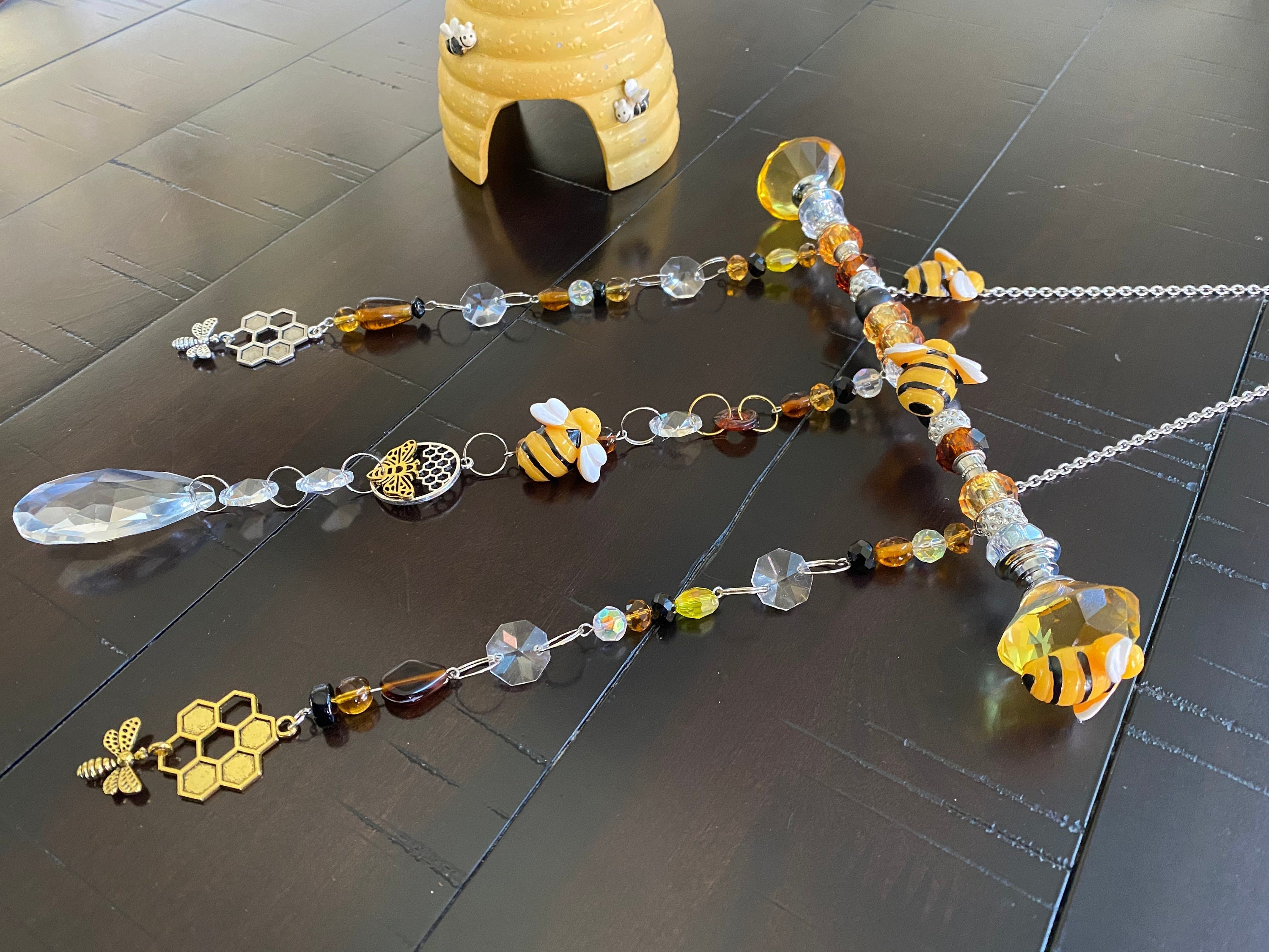 Honeybee Sun Catcher Bee Suncatcher Crystal Prism Bee Gift - Etsy