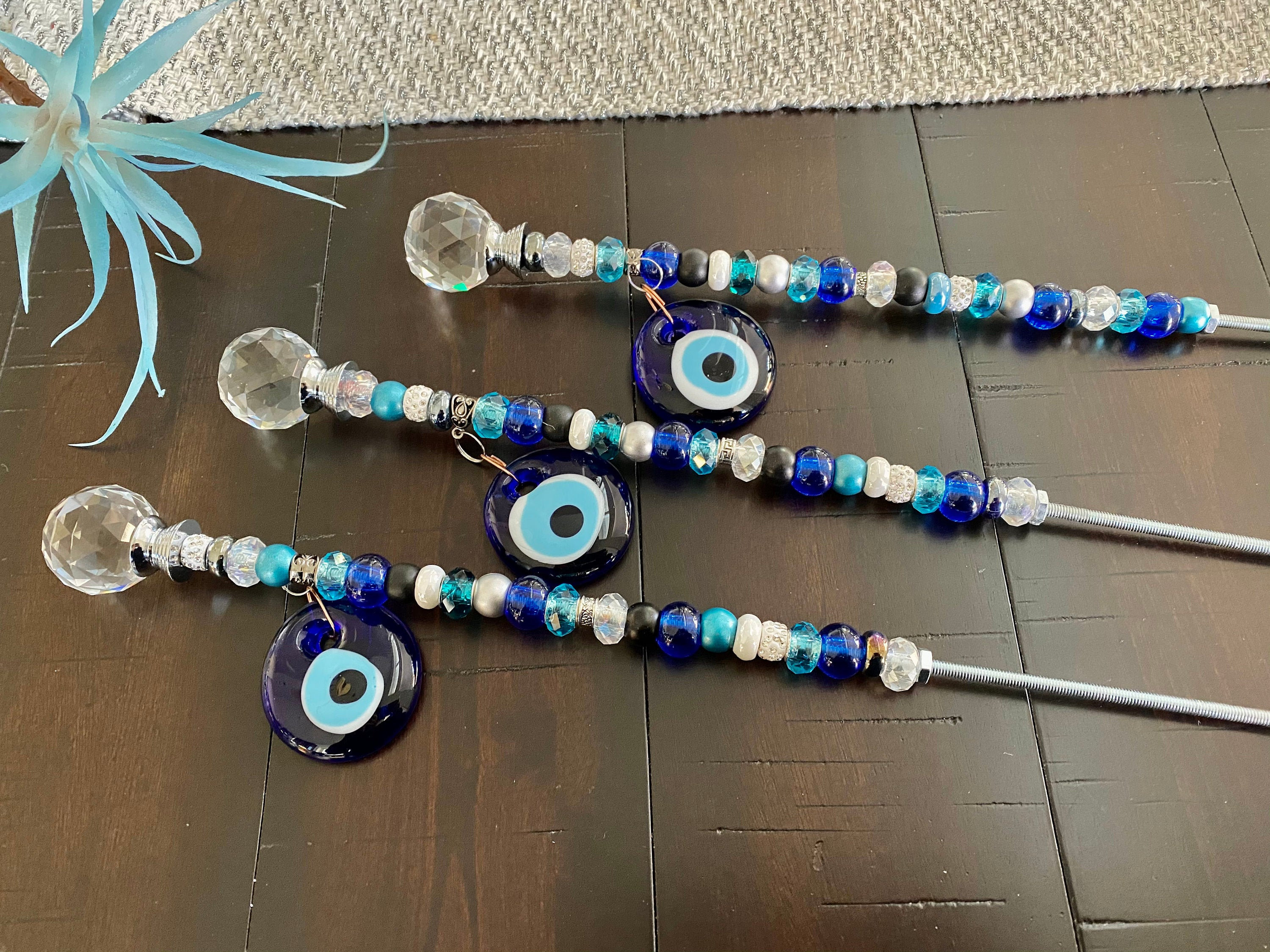 Evil Eye Decor, Evil Eye Plant Stake, Garden Decor, Hostess Gift - Etsy