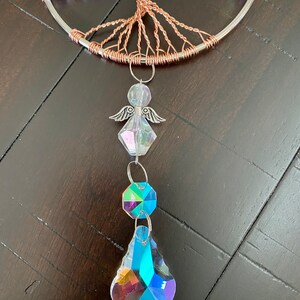 White Tree of Life, Angel Sun Catcher, Remembrance Gift, Wedding Gift ...