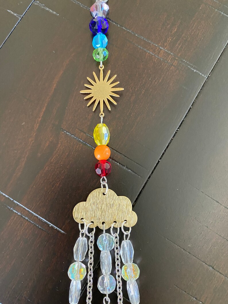 Rainbow Maker, Cloud Sun Catcher, Glass Suncatcher, Window Decoration ...