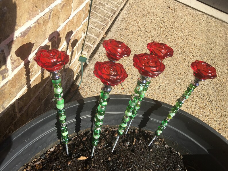 14 Rose Stakes for Garden Garden Decor Gift for Mom - Etsy