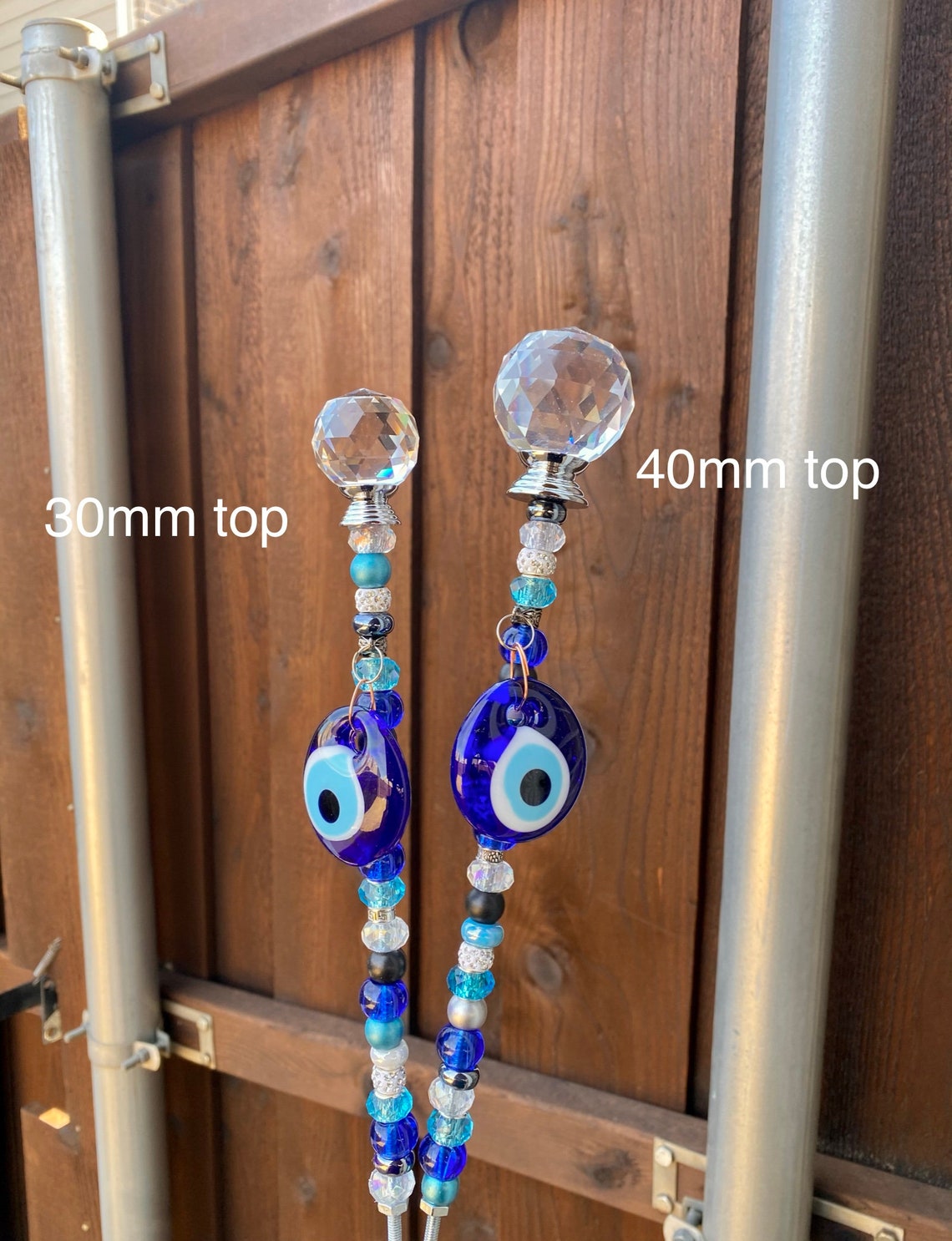 Evil Eye Decor, Evil Eye Plant Stake, Garden Decor, Hostess Gift - Etsy