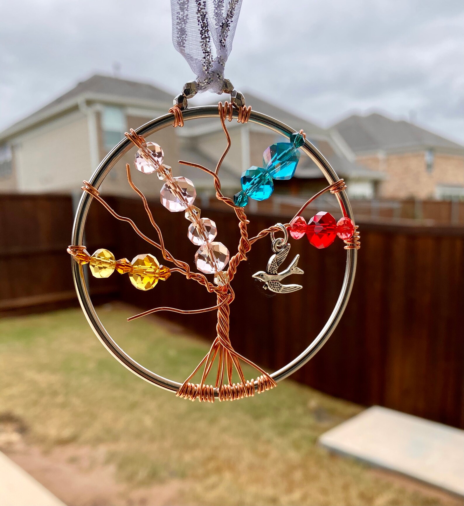 Family Birthstone Tree of Life, Christmas Ornament, Birthstone Gift ...