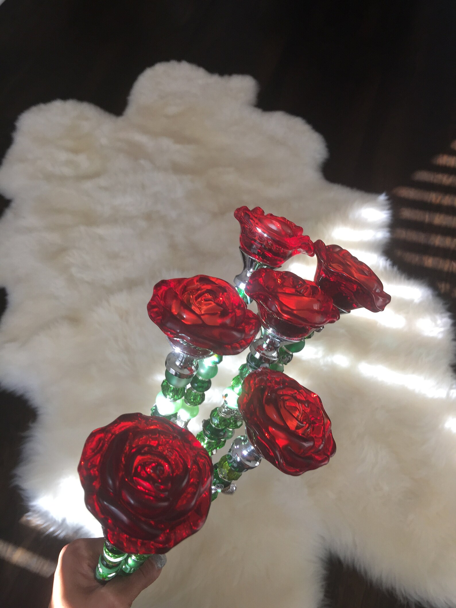 14 Rose Stakes for Garden, Garden Decor, Gift for Mom, Valentines Gift ...