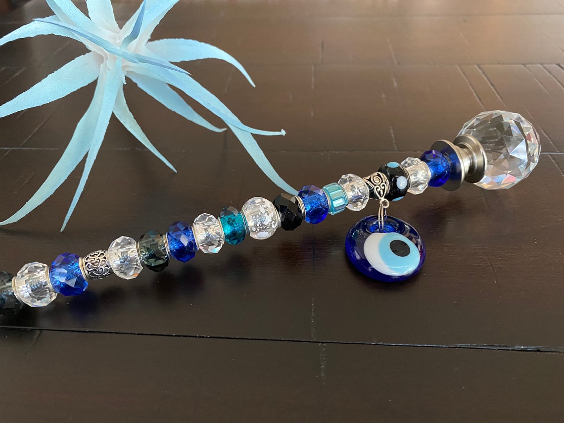 Evil Eye Decor, Evil Eye Plant Stake, Garden Decor, Hostess Gift - Etsy