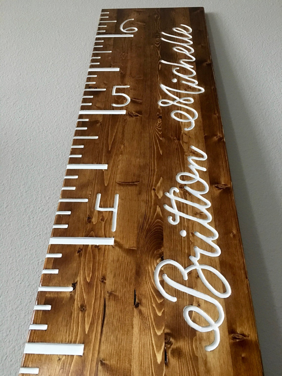 Childrens Life Size Measuring Ruler 12x72 Made to Custom Order - Etsy