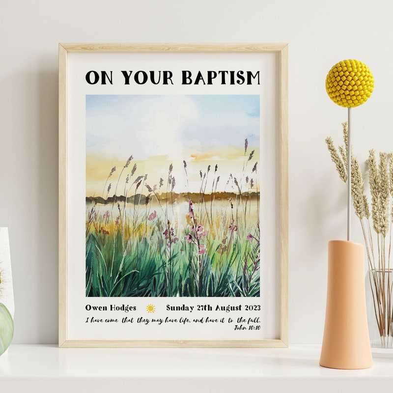 Adult Baptism Card - Etsy