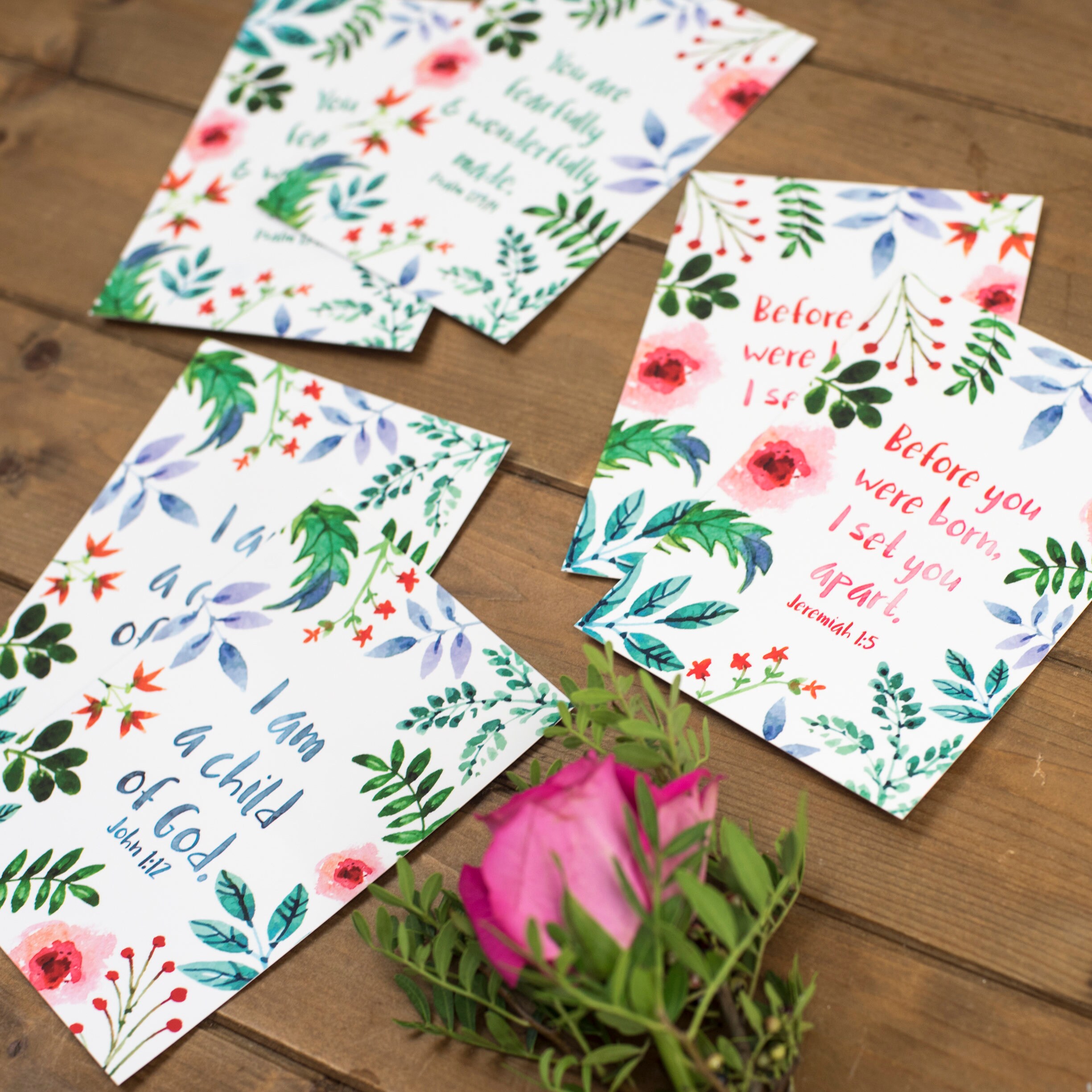 Set of 6 Encouraging Christian Postcards Christian Cards - Etsy UK