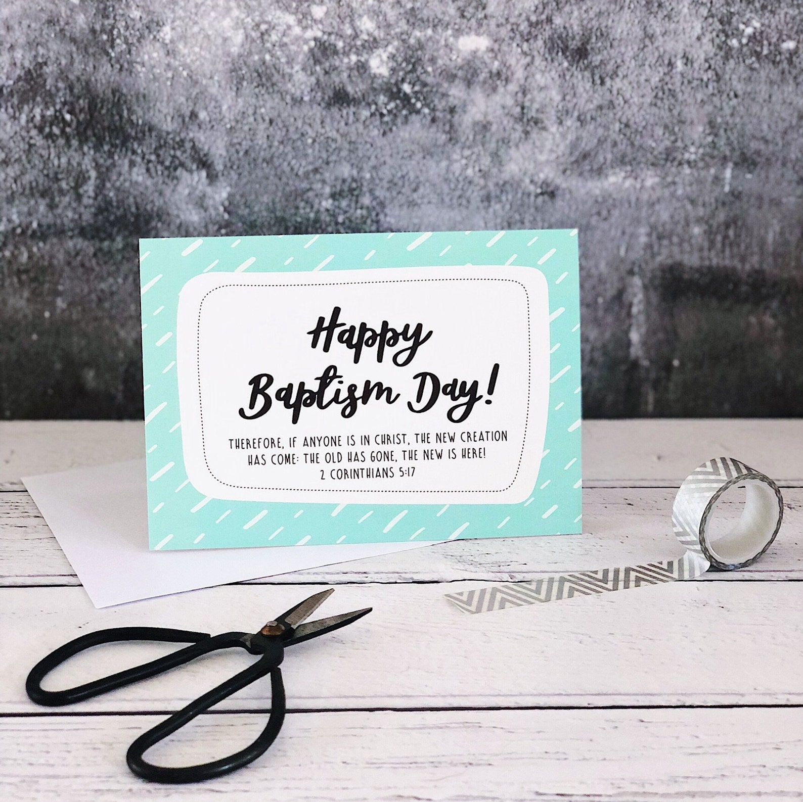 Baptism Card Happy Baptism Day - Etsy UK