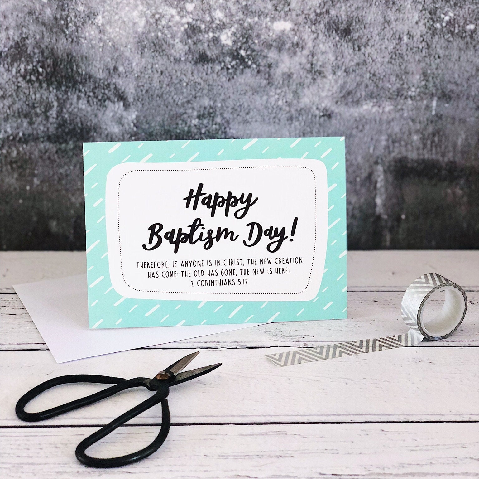 Baptism Card - Happy Baptism Day! - Etsy UK