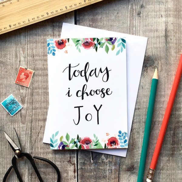 Today I Choose Joy - Etsy