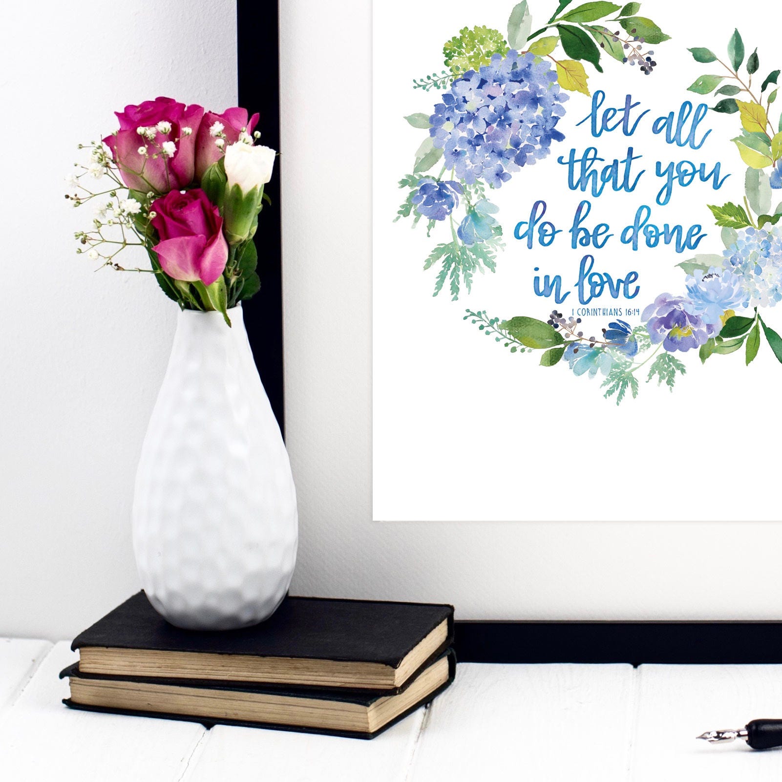 Let All That You Do Be Done in Love Print 1 Corinthians - Etsy UK