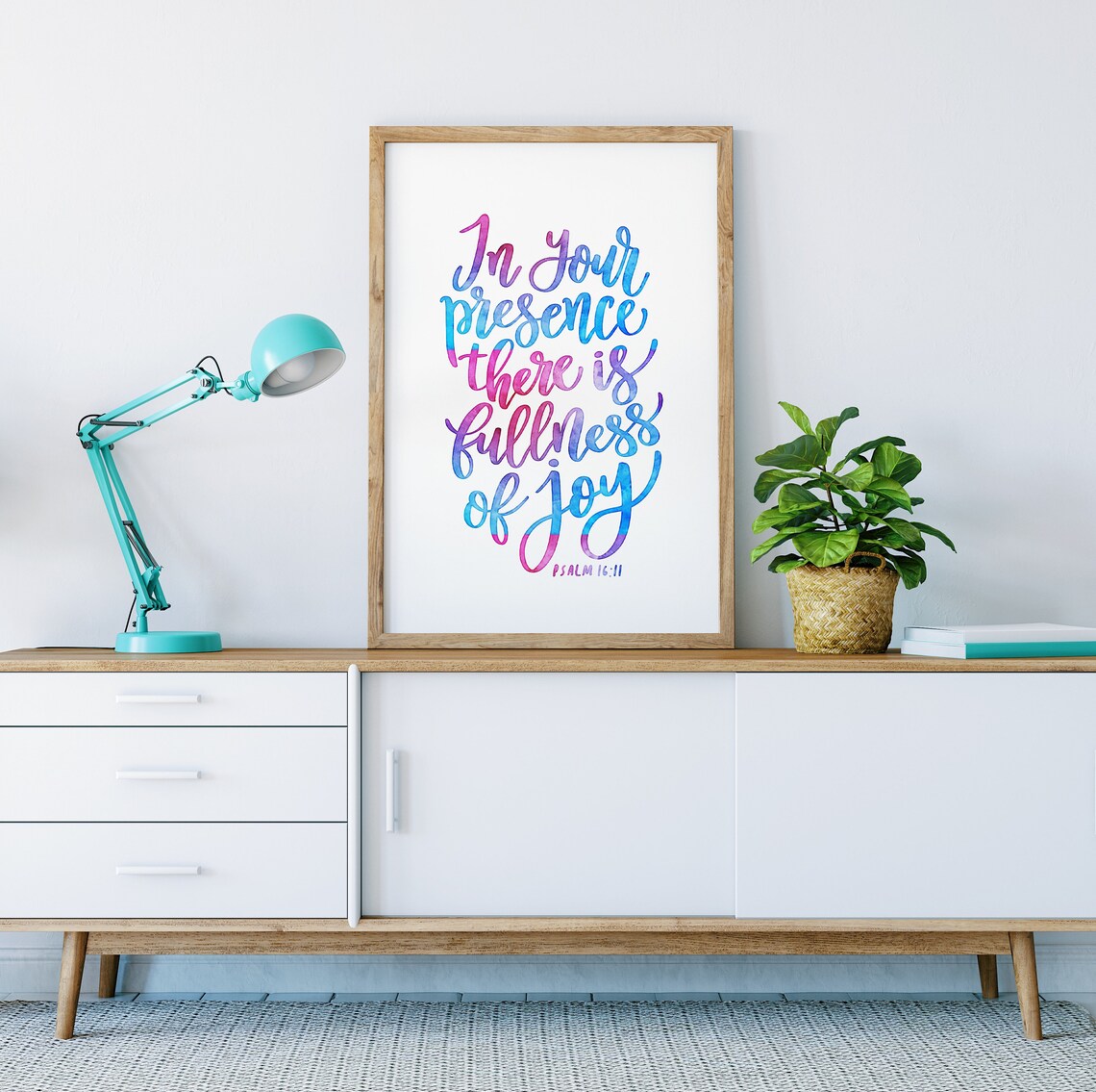 In Your Presence There is Fullness of Joy Print - Psalm 16:11 - 12 ...