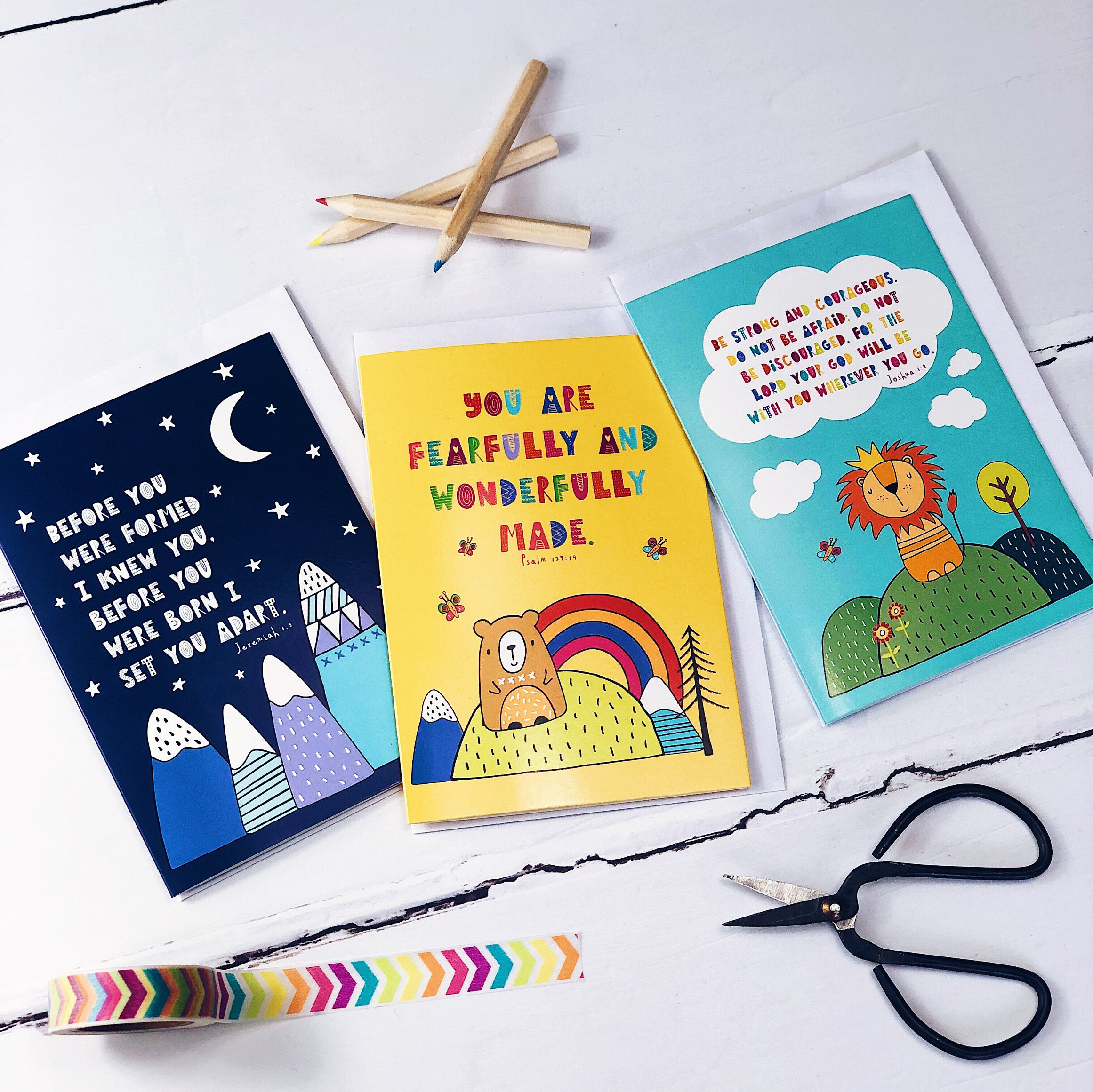 Be Strong and Courageous Bright Card - Joshua 1:9 - Christian Cards ...