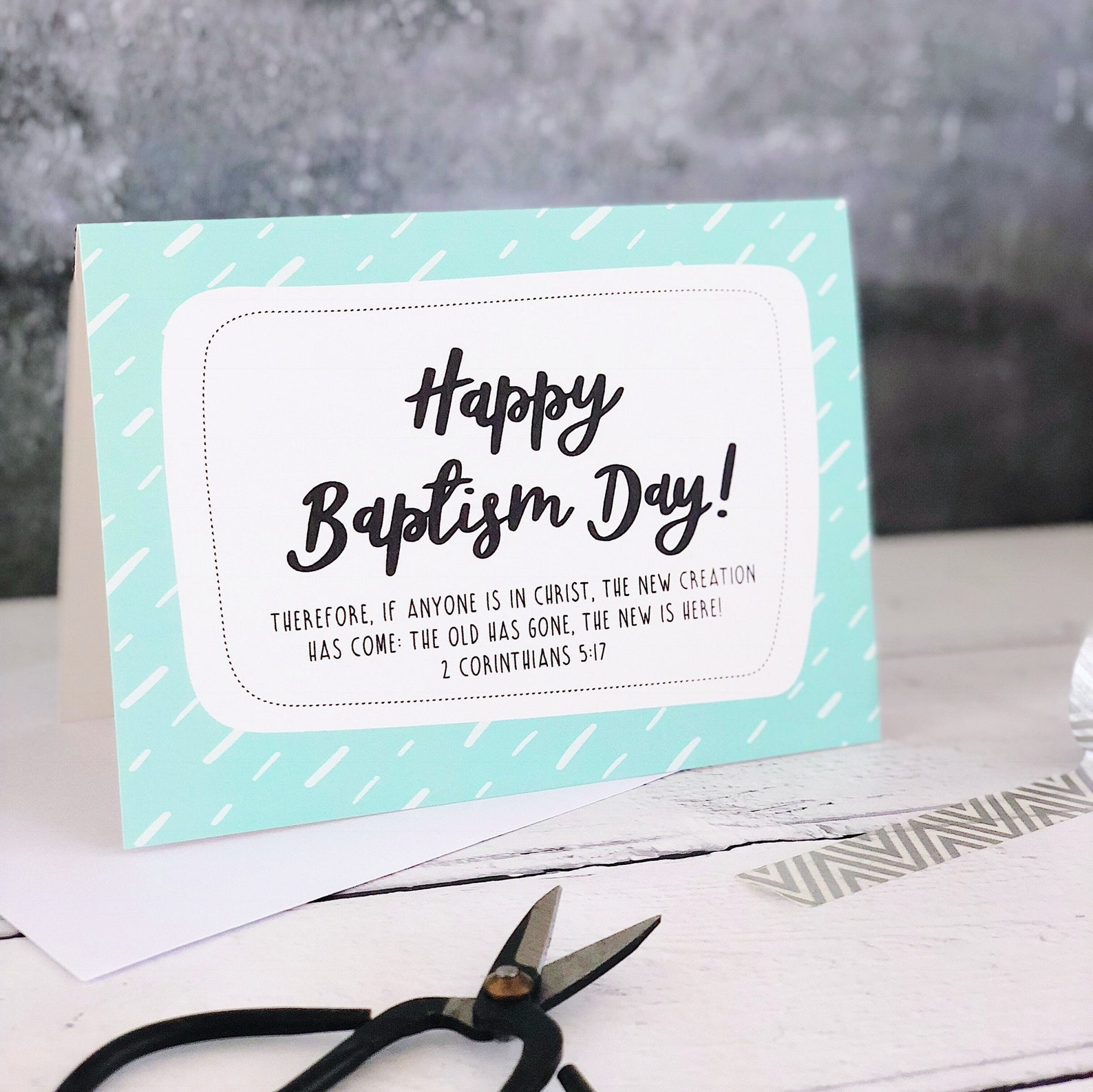 Baptism Card - Happy Baptism Day! - Etsy UK