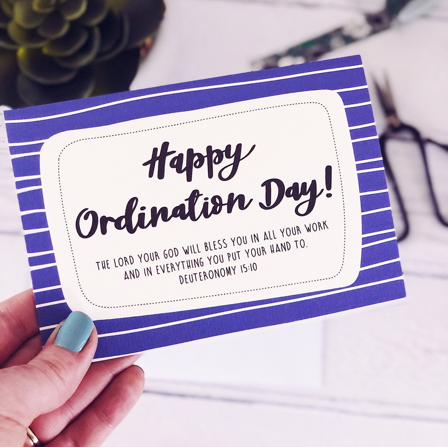 Ordination Card Happy Ordination Day - Etsy UK