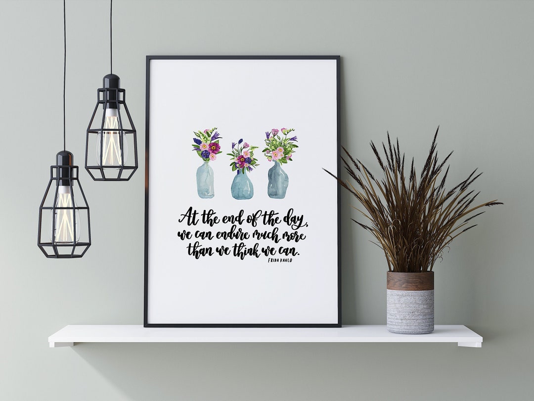 Inspirational Frida Kahlo Print - Quotes - Quote Art - Wall Art - Etsy