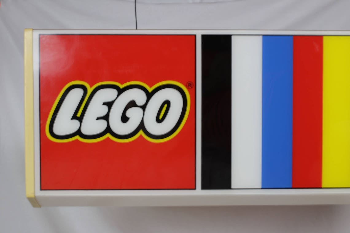 Lego Shop Advertising Sign // Lego Shop Advertising Light // - Etsy