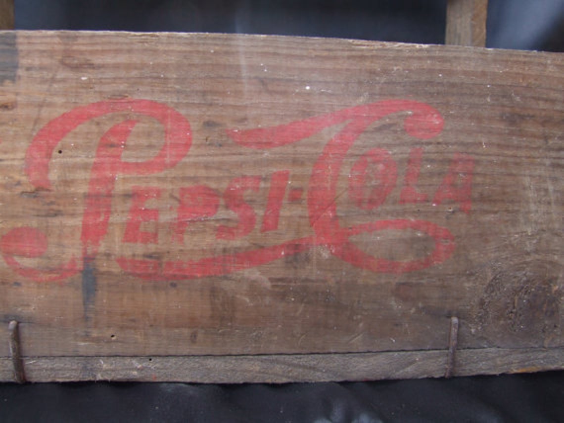 Old Pepsi Cola Wood Box//pepsi Crate//pepsi Wooden Crate - Etsy