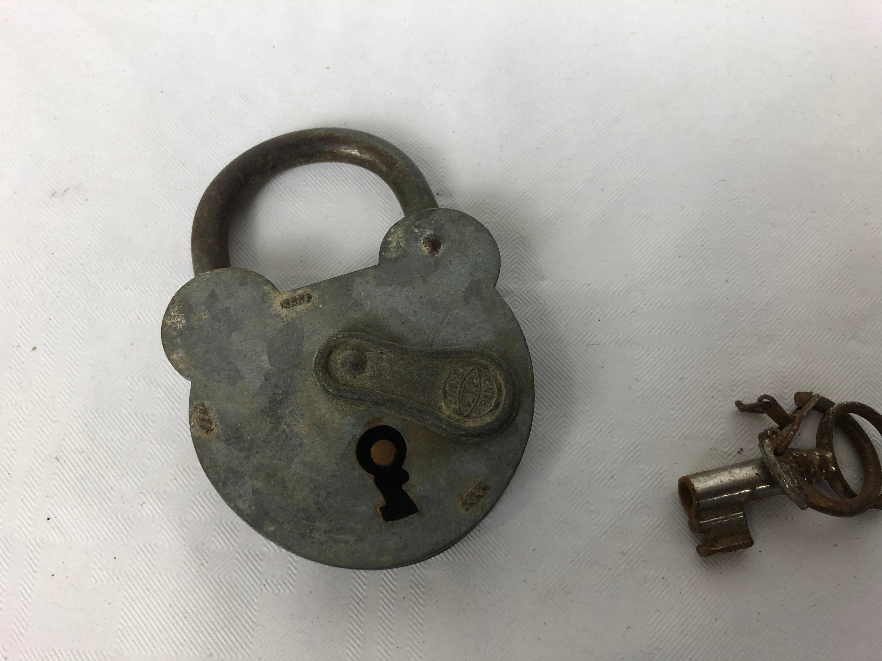 French Vintage Padlock, With Key, in Working Condition - Etsy