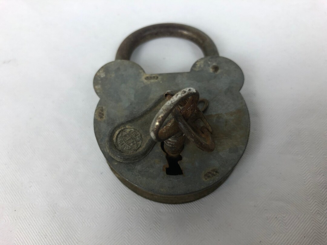 French Vintage Padlock, With Key, in Working Condition - Etsy