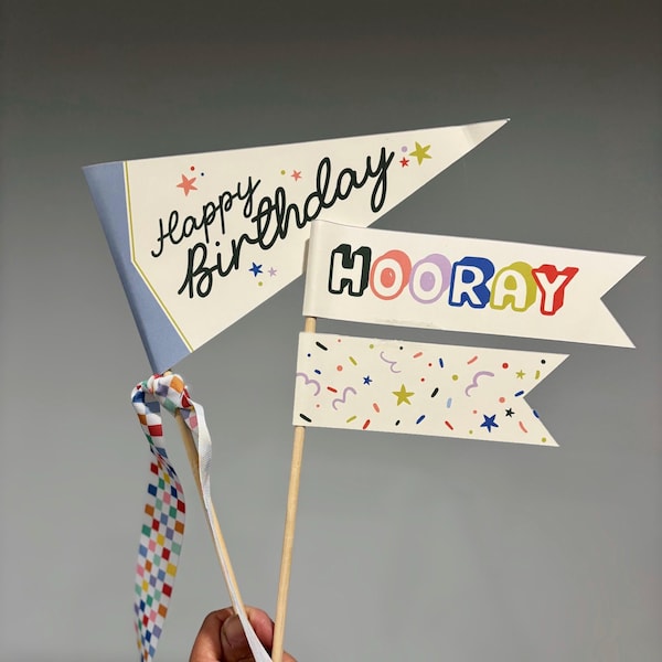 Birthday Pennant - Etsy