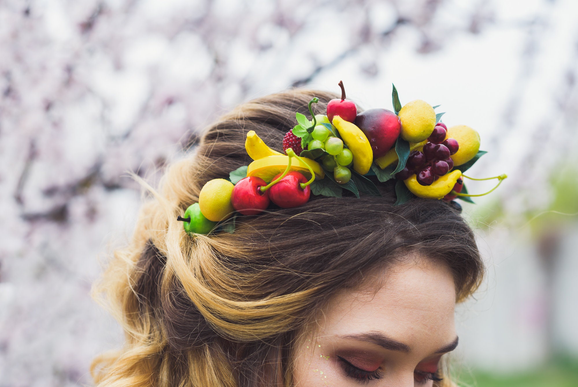 Fruit Headpiece Summer Lemon Crown Adult Floral Crown Yellow | Etsy