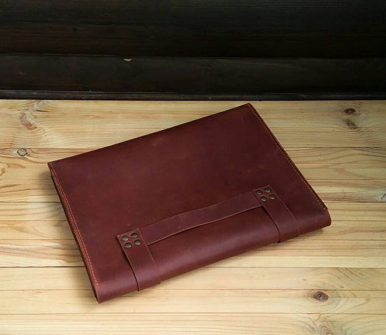 Leather folder leather folder Leather products men's | Etsy