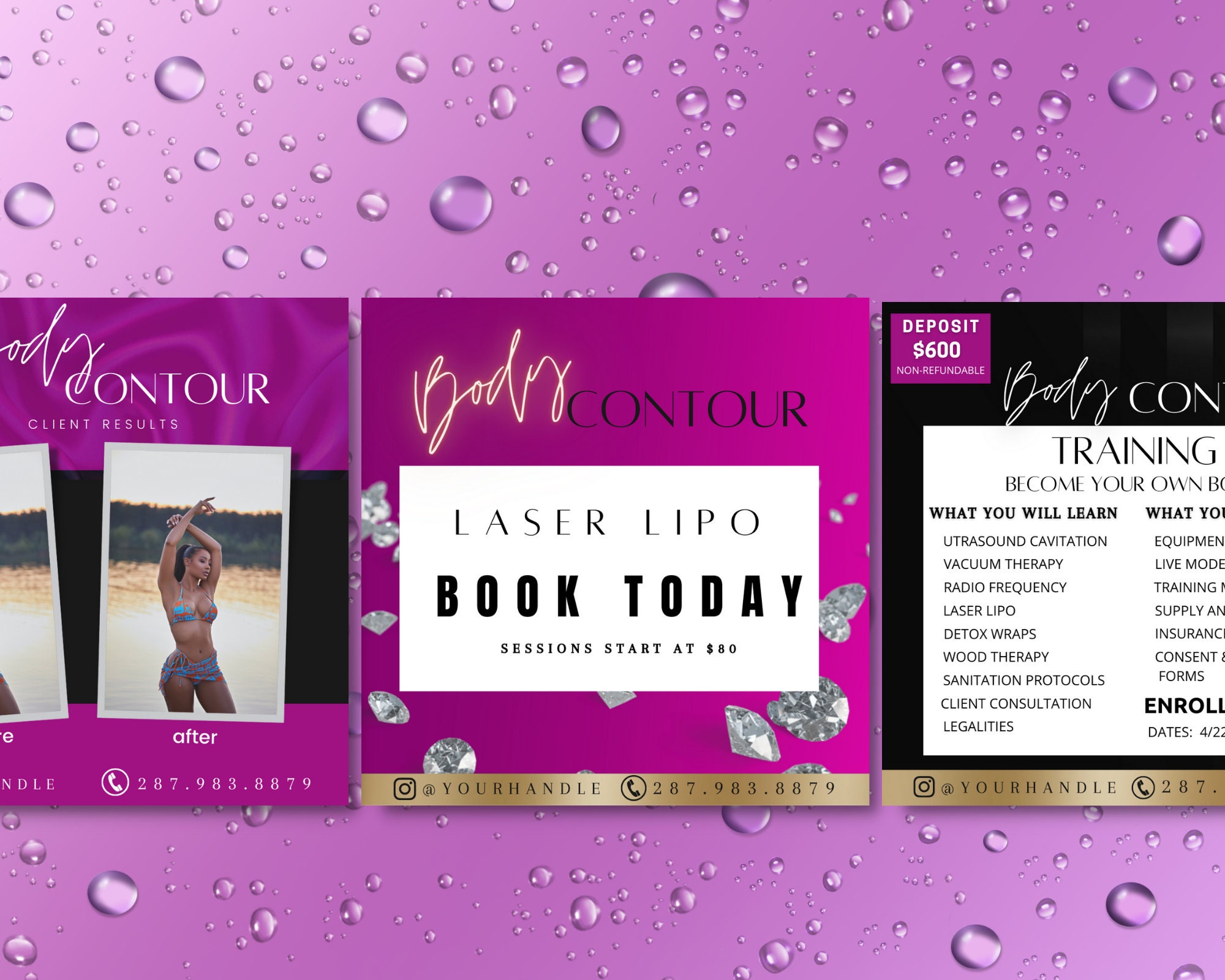 Body Sculpting Mesotherapy Flyer Cavitation Flyer Body - Etsy