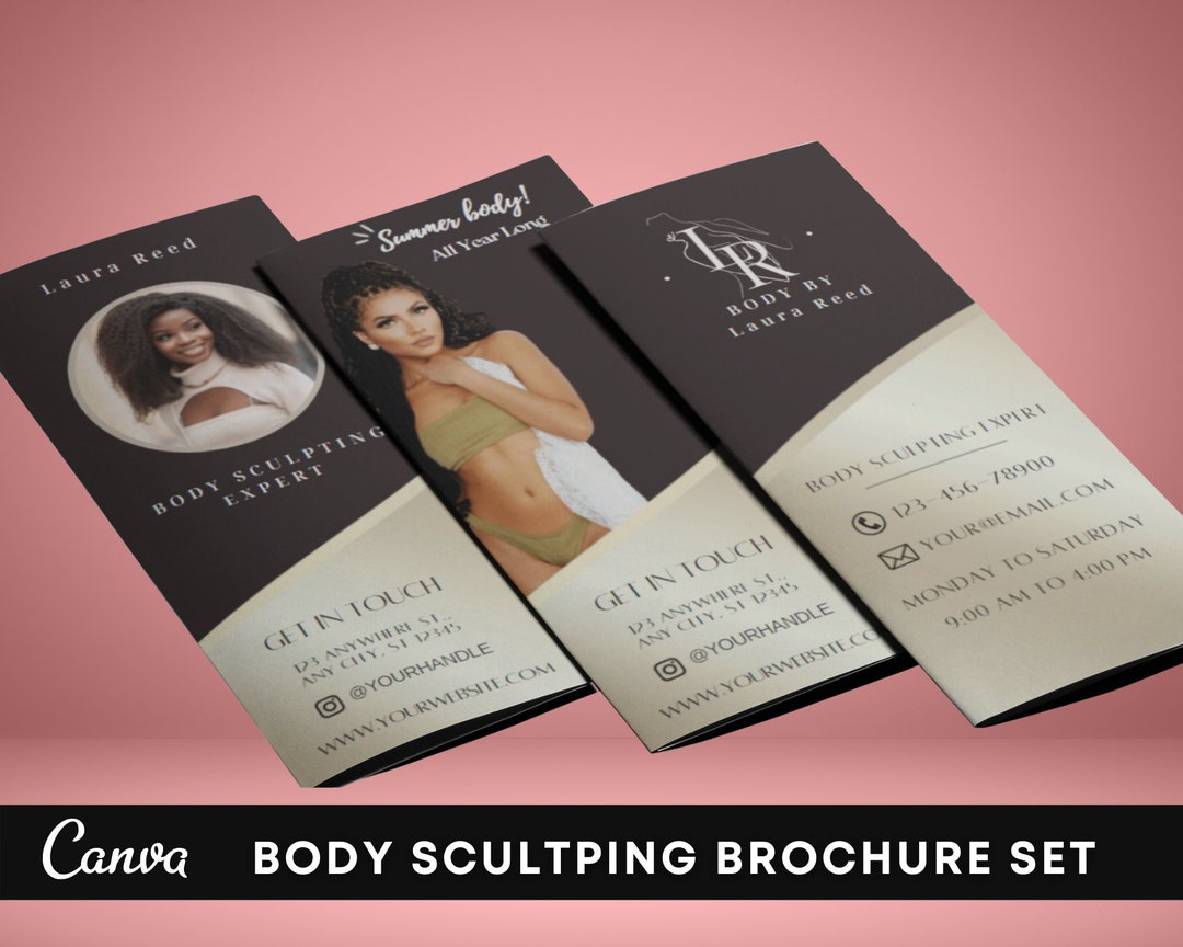 Body Sculpting Brochure Body Sculpting Editable Body Contouring ...