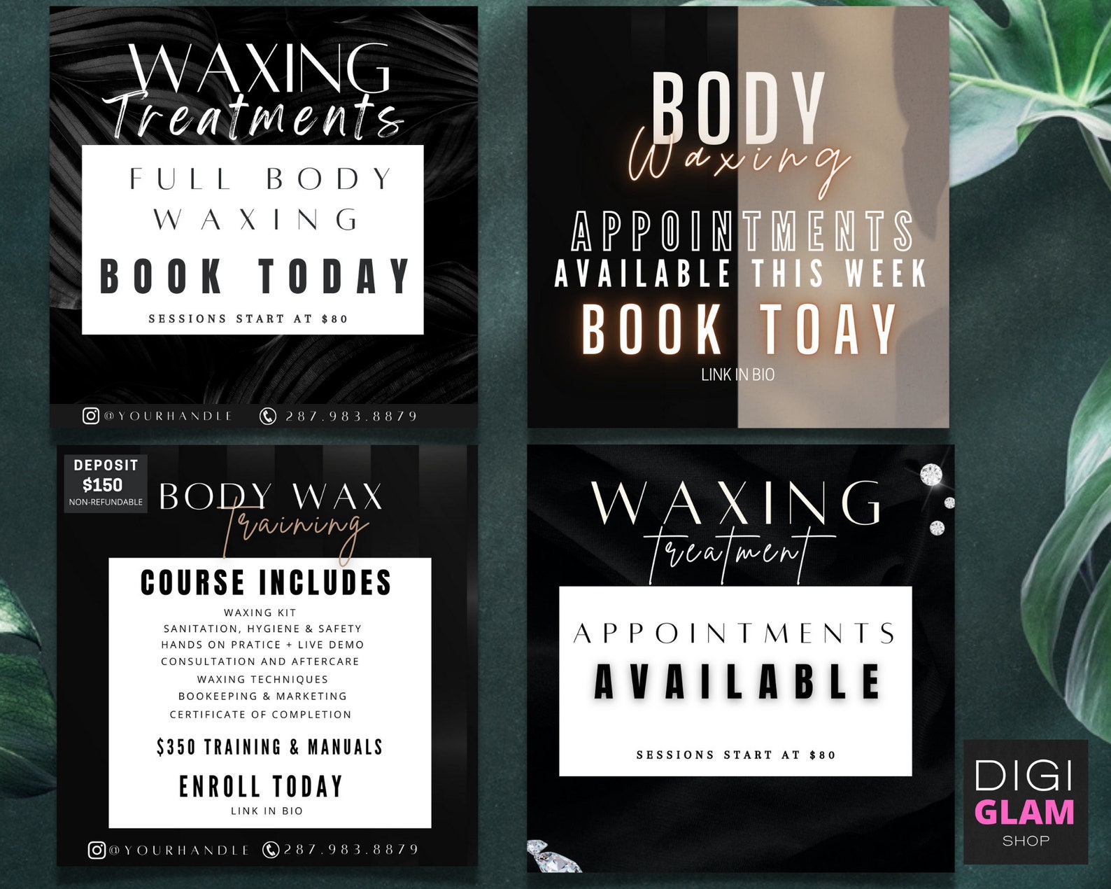 14 Waxing Business Bundle IG Post IG Pricelist Wax Pricelist D.I.Y ...