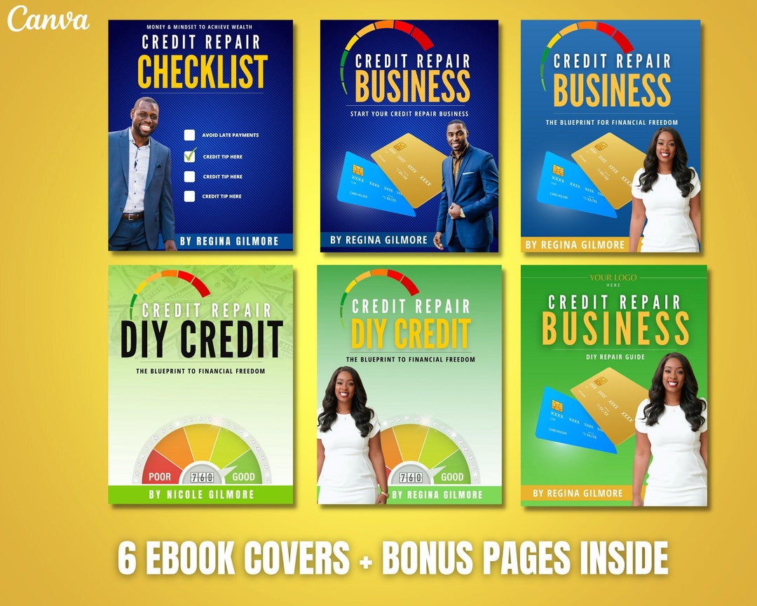 Ebook Cover Template credit Repair Ebook Cover (Instant Download) - Etsy