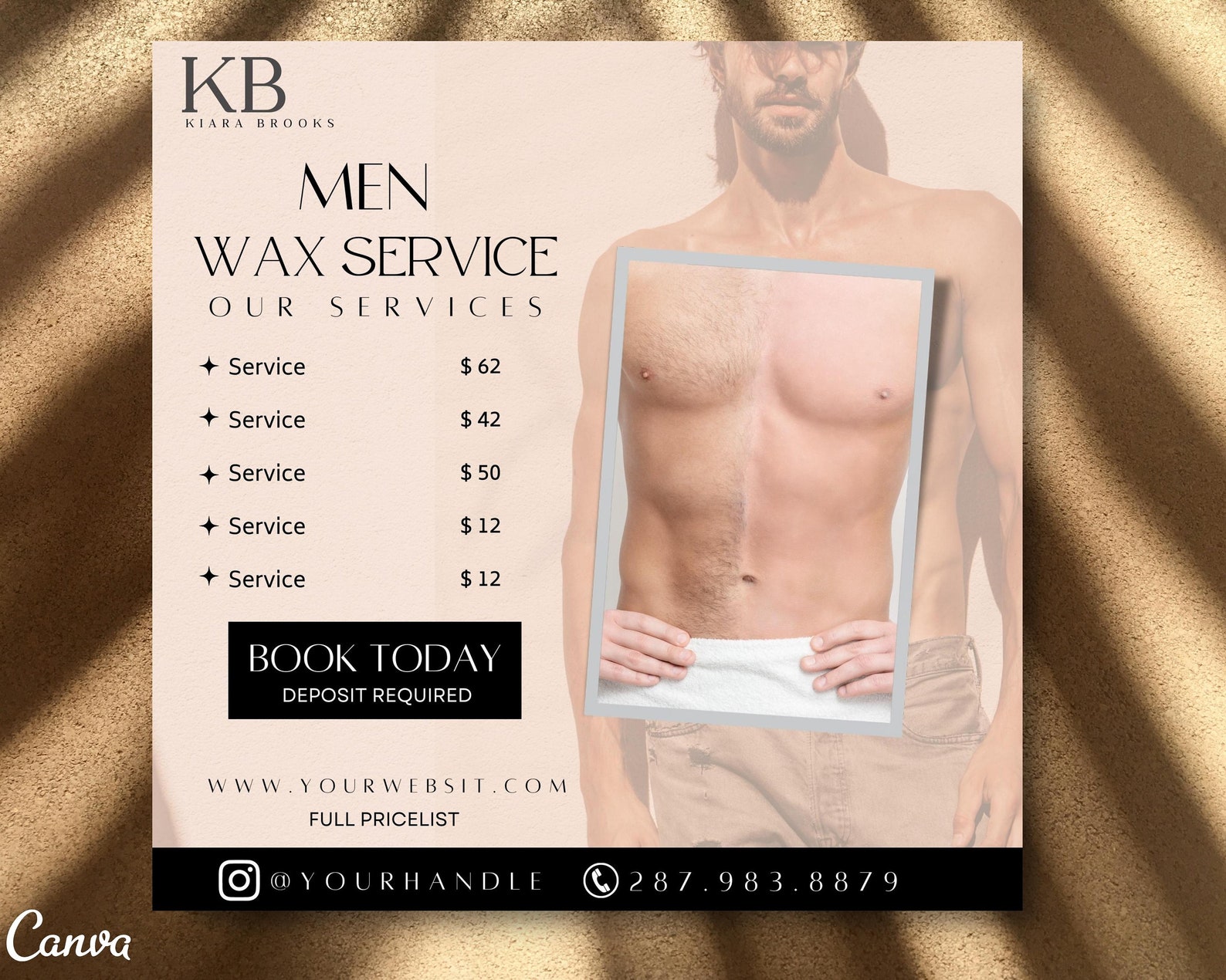 18 Waxing Business Bundle IG Post IG Pricelist D.I.Y Waxing - Etsy