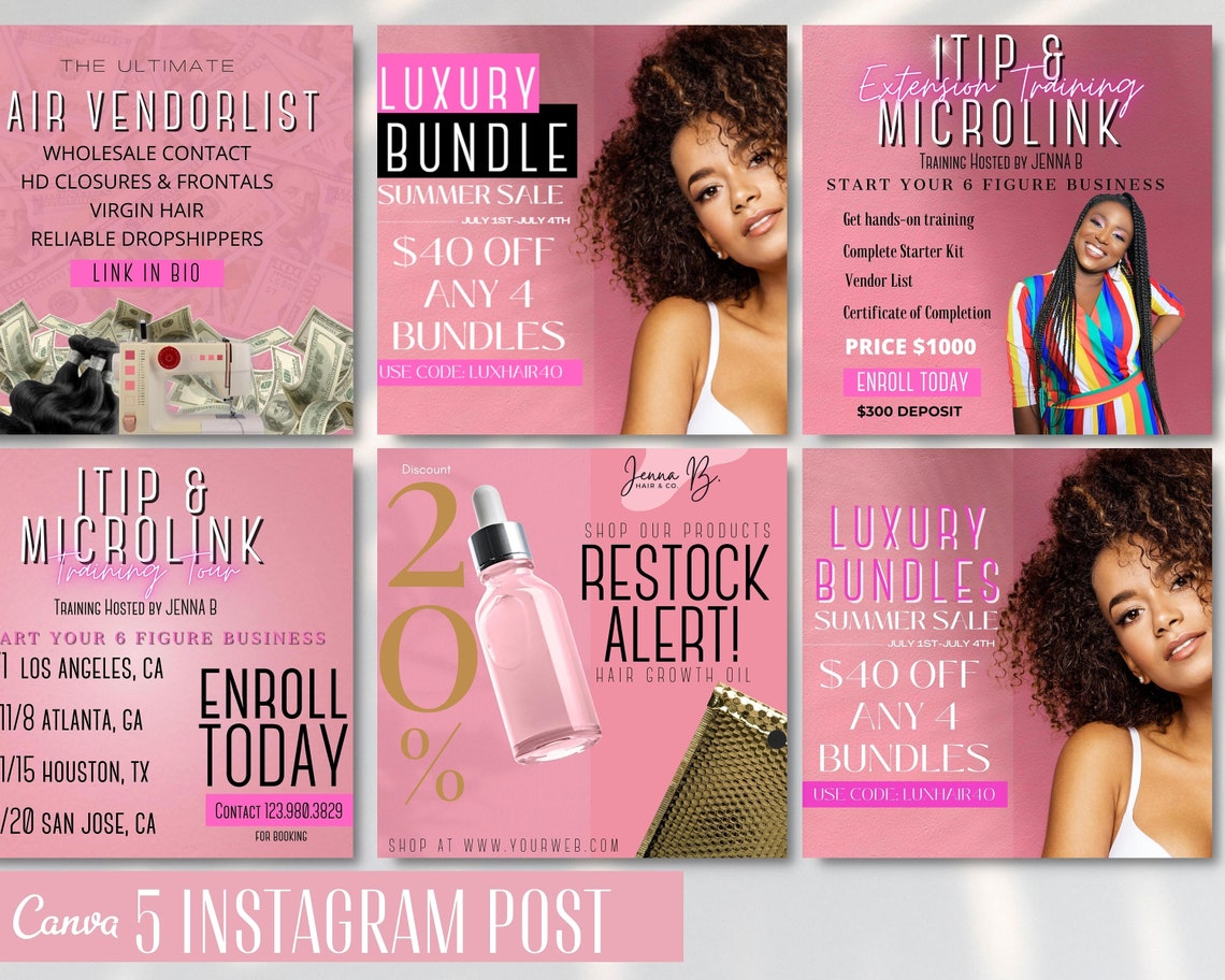 Itip Hair Extensions Template ITIP Microlink Training Hair - Etsy