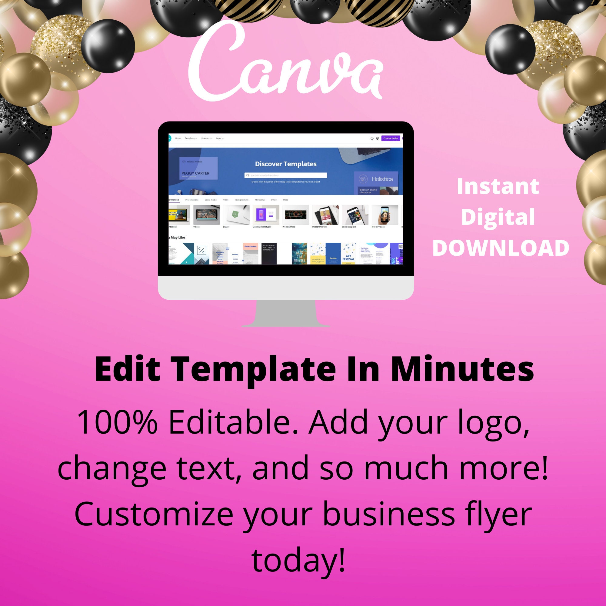 DIY Back to School Flyer Editable Flyer Design Premade - Etsy