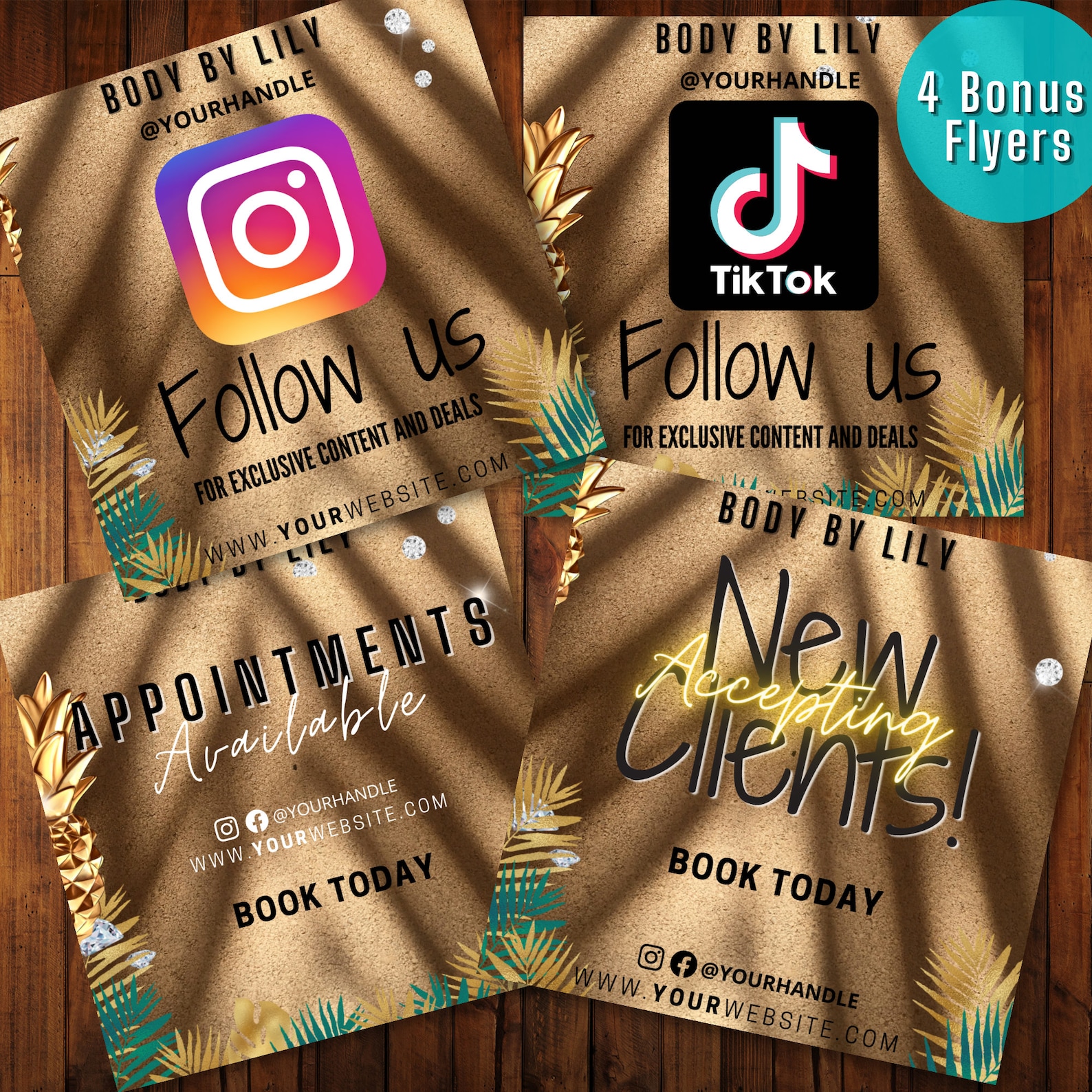 Body Contour Flyers Before and After Post Body Sculpting | Etsy